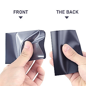 500 Pcs Black Card Sleeves Toploaders for Trading Card, Matte Card Sleeves Deck Card Protectors Compatible with Baseball Cards, Sports Cards, Game Card