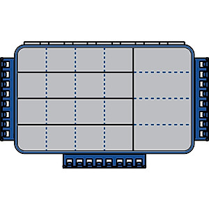 Flambeau Outdoors Zerust MAX WP5005ZMP Waterproof Tuff Tainer - 3-Pack Bundle, Smoke Gray
