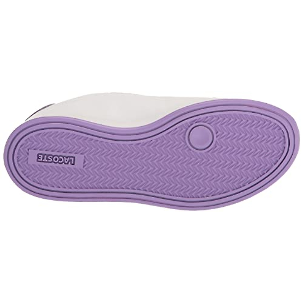 Lacoste Infant's Graduate Sneaker, White/Purple, 44SUI0005-Z54, 5.5