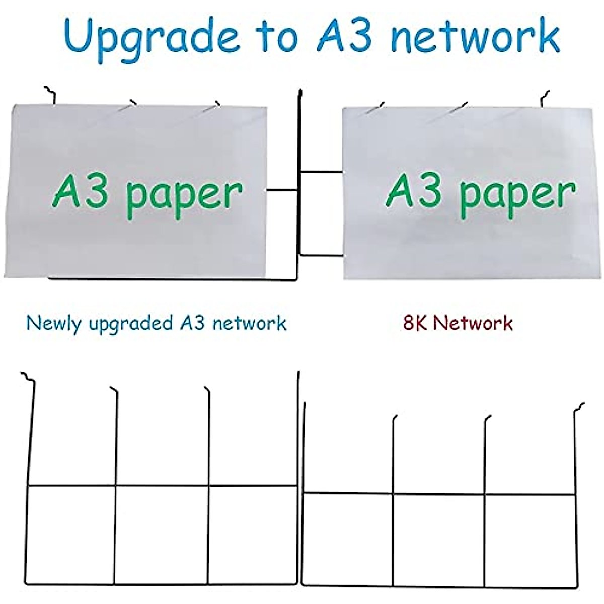 NEOCHY Drying Racks,Art Drying Rack,Drying Easel,Removable Educational Product Drying Rack with Pulleys,Magazine Air-Dry 26-Layer