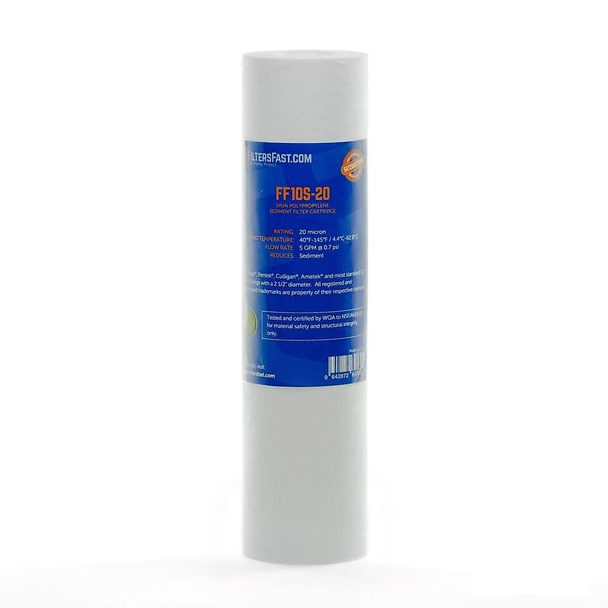 Filters Fast FF10S-20 Compatible Replacement for Pentek PS20-10C Water Filter Cartridge, 10-Inch