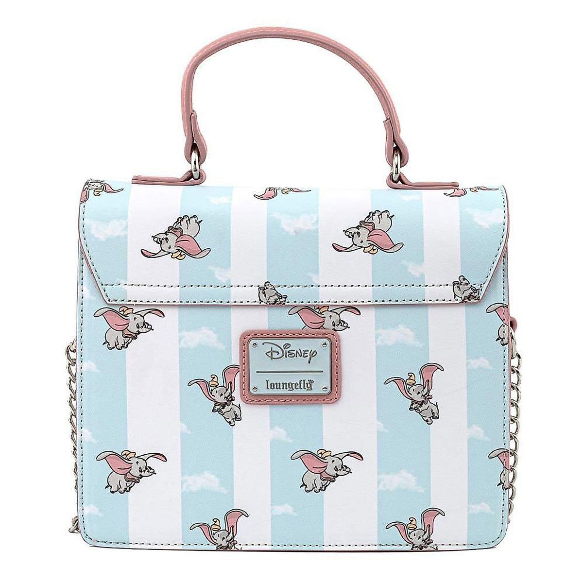 Loungefly Disney Dumbo Flying All Over Print Crossbody Purse Handbag