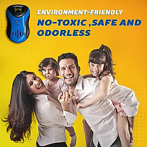 New 2023 Powerful Mouse Mice Rat Bat Squirrel Repellent (with LCD) - Outdoor/Indoor - Electronic Ultrasonic Pest Repeller Plug in - Deterrent Rodent Control - Electromagnetic Waves Repellent