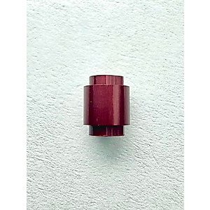 Generic Brandy Red, Aluminum Blade Stop Barrel Bushing Compatible For Benchmade Mini/Full Size Bugout 1pc MADE IN USA, Silver, 13018