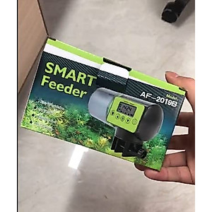 Xiaojiatech Timer Auto Feeders for Holiday, Aquarium Automatic Fish Food Dispenser, Moisture-Proof Electric Auto Fish Food Dispenser for Fish Turtle Tank, Aquatic Pet Supplies(AF-2019B)