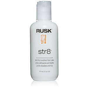 RUSK Str8 Anti-frizz & Anti-curl Lotion 6 Oz, 6 Oz, IRASTRP6