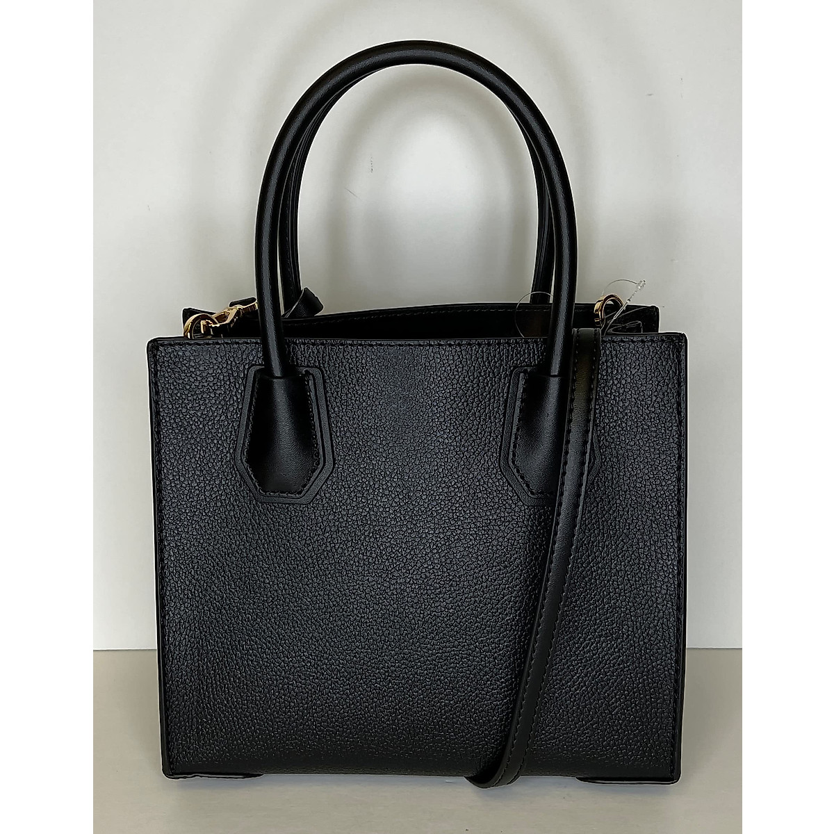 Michael Kors MICHAEL Michael Kors Mercer MD Messenger bundled SM TZ Coinpouch Purse Hook (BLK)