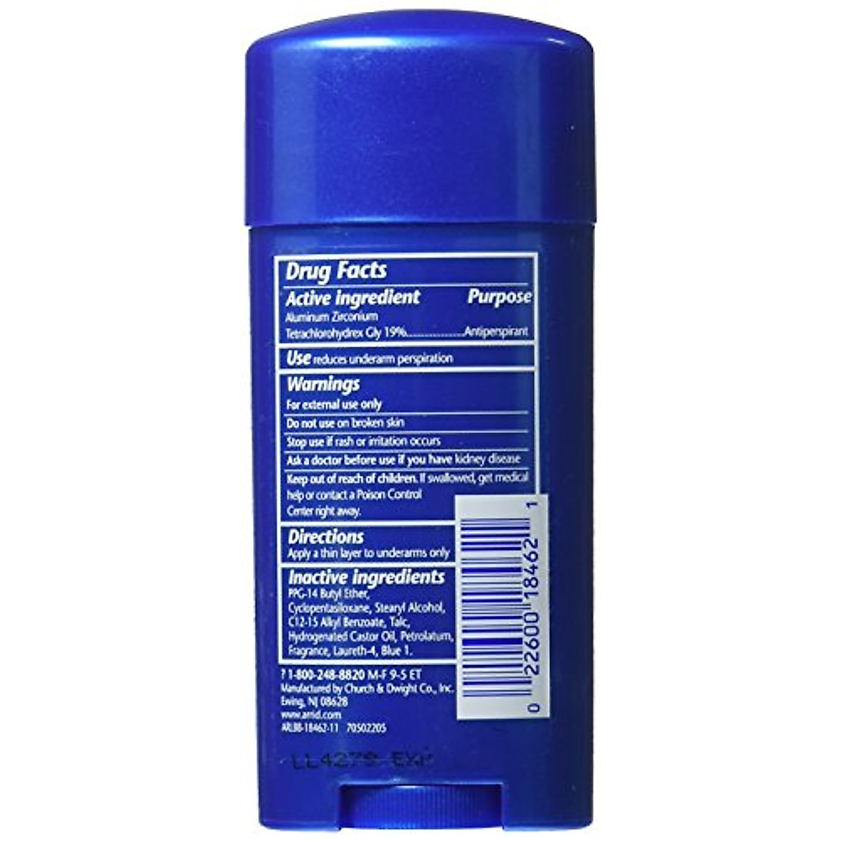 Arrid Xx Solid Antiperspirant Deodorant Ultra Fresh 2.6 Oz (6 Pack)