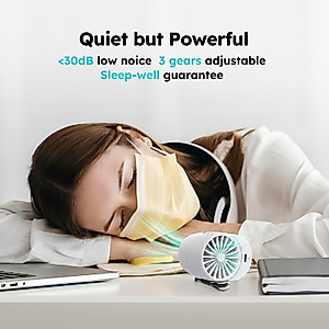Mr. Young Portable Waist Fan - Ultra-Quiet, 3-Speed Adjustable, USB-C Rechargeable, 10+ Hours Battery, Pocket-Sized Shirt Fan, Hanging Neck Fan, Compact Belt Fan, Ideal for Jobsite, Outdoor Use