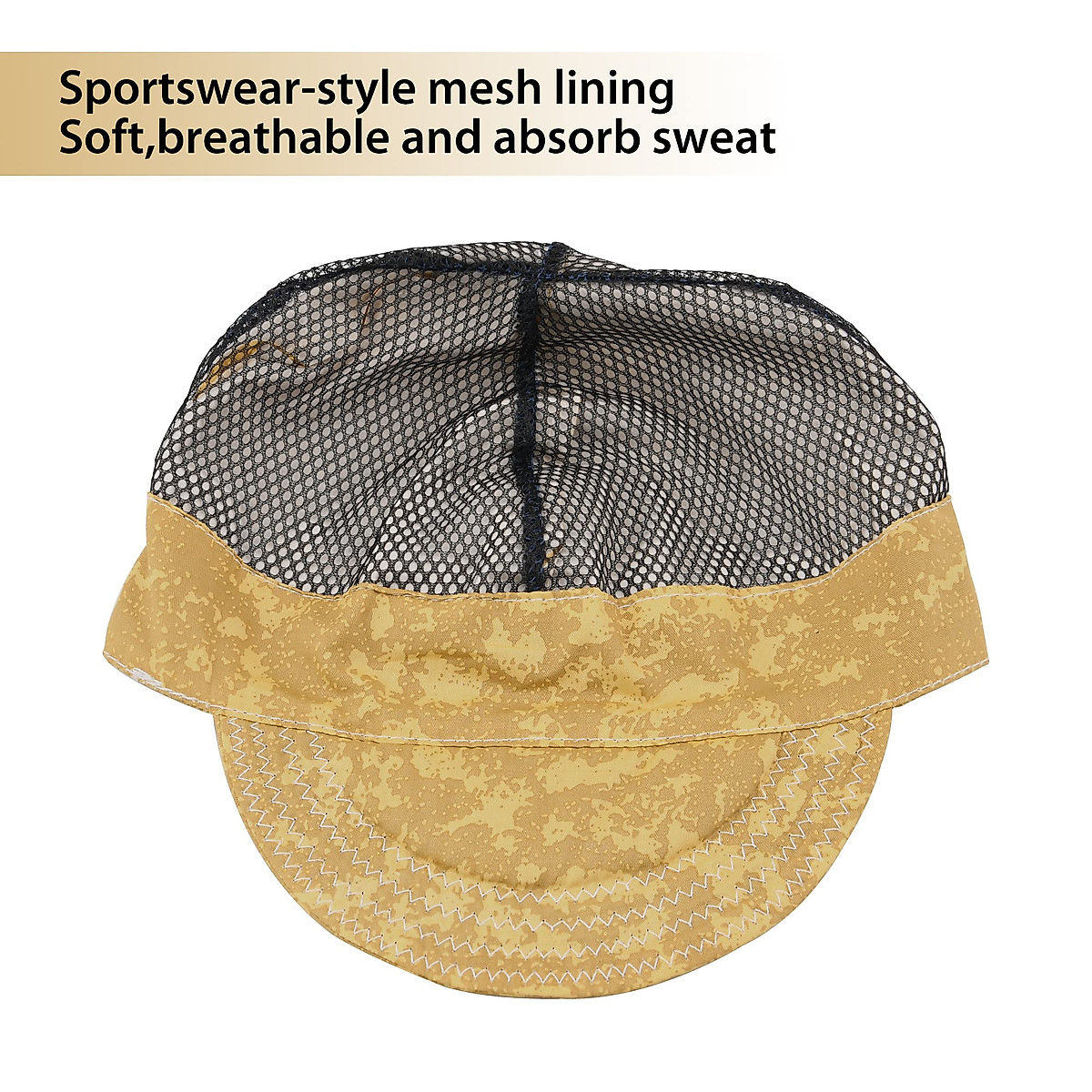 hynade Welding Cap Cotton Sweat Absorption,Welders Flame Resistant Protective Welding Hat Cap-Welding Gloves 16 Inches