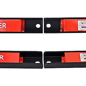 Magnetic Tool Holder 18 Inch 8 Pack Heavy Duty Magnet Tool Bar Strip Rack Wall Mount Red