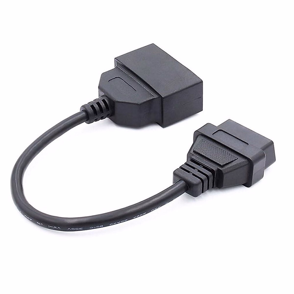 E-Car Connection 22 Pin OBD to 16 Pin OBD2 Diagnostic Adapter Connector Cable for Toyota Car