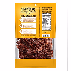 Tillamook Country Smoker Keto Friendly Zero Sugar Beef Jerky, Original, 6.5 Ounce