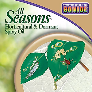 Bonide All Season Horticultural & Dormant Spray Oil, 32 oz Ready-to-Use Spray, Disease Prevention and Insect Killer for Organic Gardening