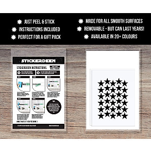 Gold Stars Wall Decal Stickers Removable Home Decoration Easy to Peel Stick Painted Walls Metallic Vinyl Polka Decor Sticker for Baby Kids Nursery Bedroom (Pack of 166)