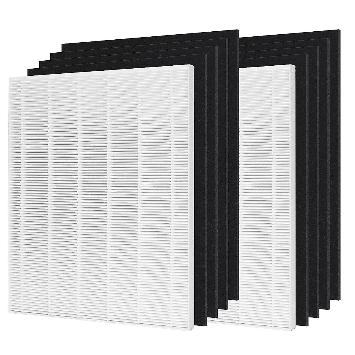 D480 True HEPA Replacement Filter D4, Compatible with D480 Air Purifier, Compare to D4 Filter, 2 H13 Grade True HEPA and 8 Activated Carbon Filters, Item Number 1712-0100-00