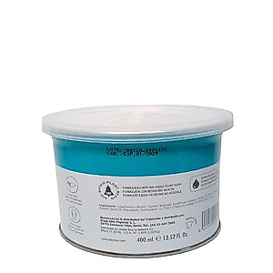 Depileve Strip Wax for Hair Removal - Rosin Wax - Azulene Cream - Gentle and Calming Formula for Sensitive Skin of Underarms, Upper Lip, Bikini Line, and Sensitive Areas - 14 oz.