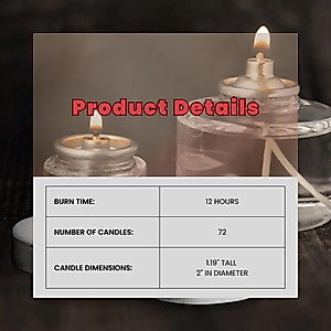 Hollowick - HD12-72 12 Hour Disposable Liquid Candle (72/case)