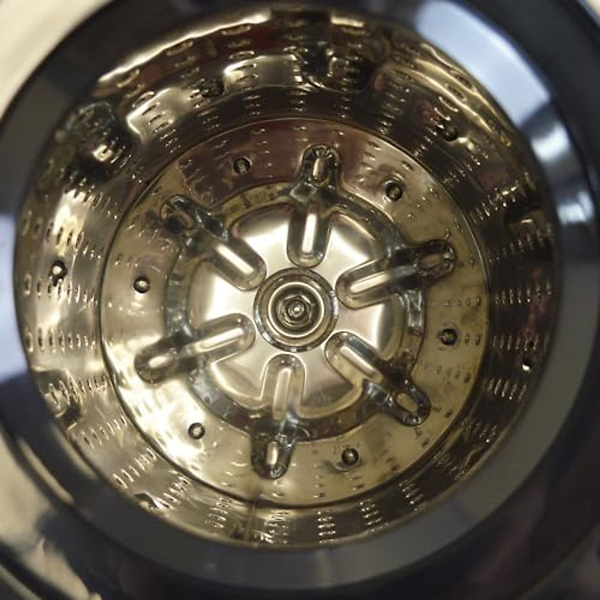 Panda 3200 RPM Portable Spin Dryer – 22lbs Capacity, Stainless Steel Drum & Outer Case, 110V – Stylish Silver Finish