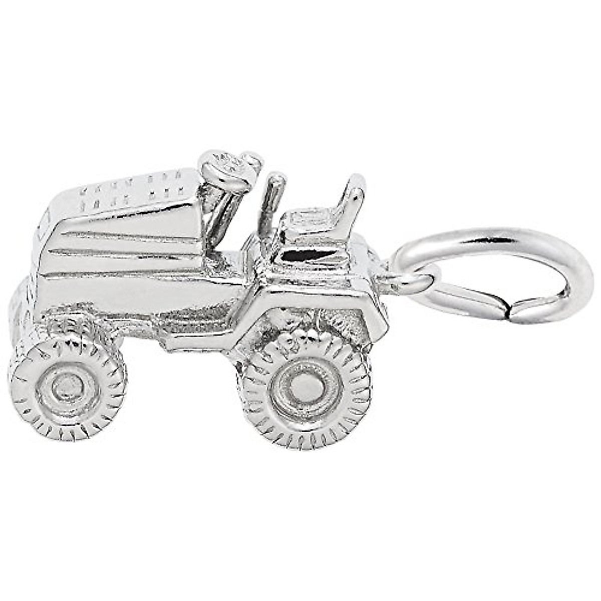 Baxley Jewelry Riding Lawn Mower Charm | Sterling Silver