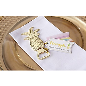 Kate Aspen Gold Pineapple Bottle Opener