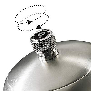 Trudeau Professional Pepper Mill, 6", Stainless Steel