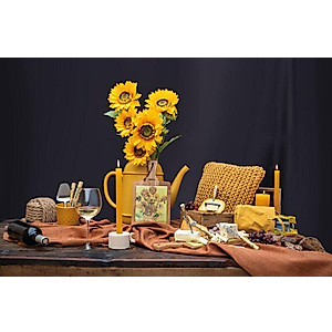 BOSKA (Bosca) cheese knife yellow 22x7.5x1.5cm Van Gogh "Sunflower" cheese slicer 854023