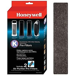 Honeywell HRF-K2 Household Odor & Gas Reducing Pre-filter (Filter K) - 2 Pcs - For Air Purifier