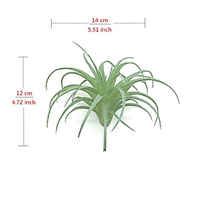 EBUYOM 8 PCS Artificial Succulents Plants Lifelike Air Plants Floral Tree Arrangement Assorted Faux Greenery Artificial Plants Set Garden Home Office DIY Decoration Ornament