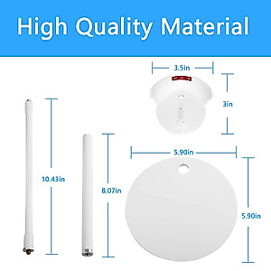 Koroao Baby Monitor Mount,Universal and Flexible VAVA and Hipp Baby Monitor Camera Mount Sturdy Baby Monitor Bracket Compatible with VAVA/Hipp Baby Monitor, No Tools or Wall Damage Required