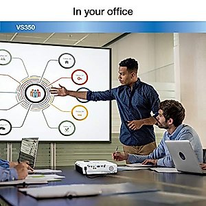Epson VS350 XGA 3,300 lumens color brightness (color light output) 3,300 lumens white brightness (white light output) HDMI 3LCD projector