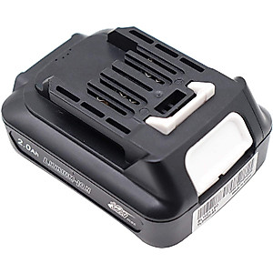 2 X 2.0A BL1021B Battery with Charger DC10WD 10.8V ~ 12V, Replace for Makita 12V Battery CXT BL1016 Bl1041B BL1040 BL1020B, Replace for Makita DF031D TD110D JR103D JR105D HSS01D HP332D DC10SB DC10WC