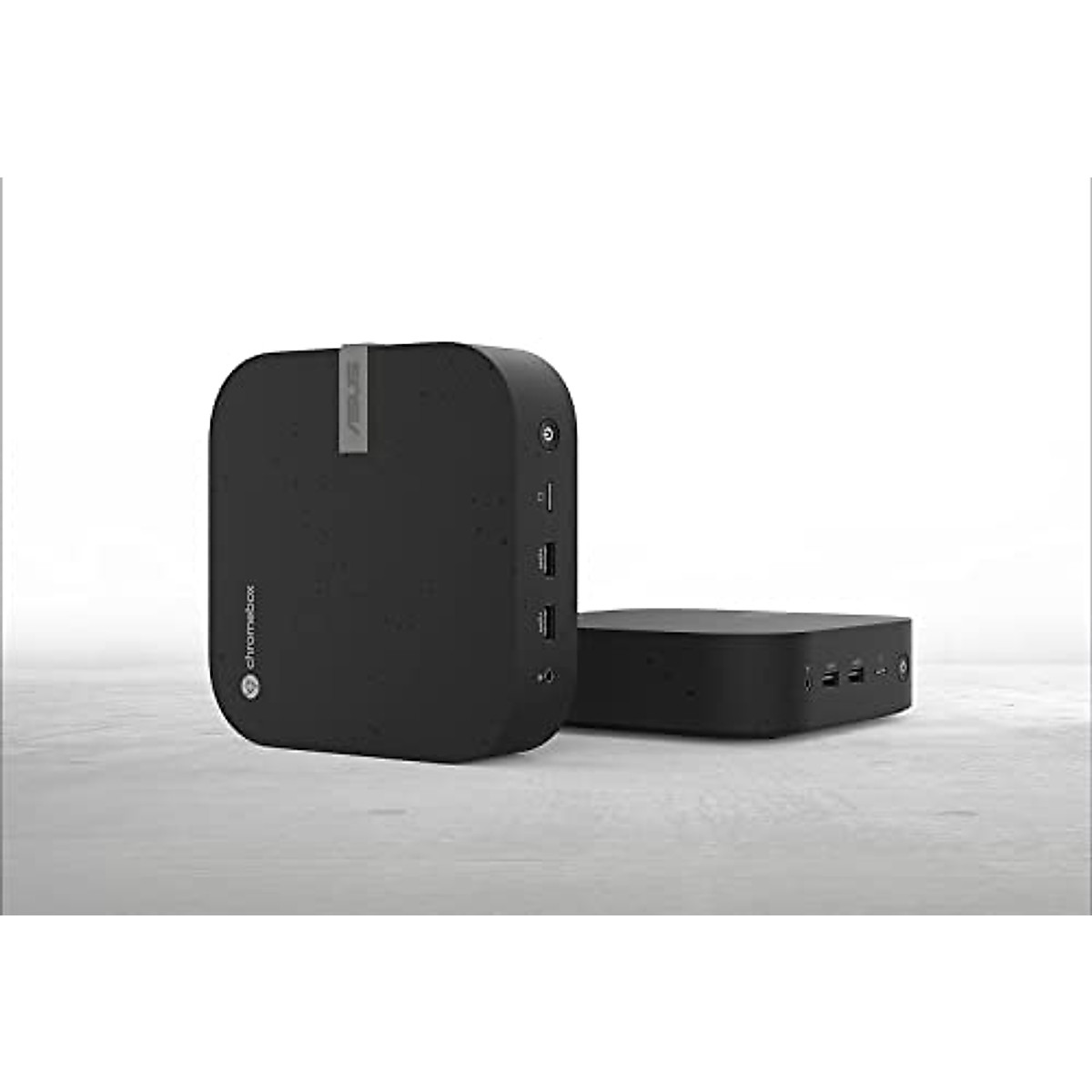 ASUS Chromebox 5 with Intel® Celeron 7305 Processor, 4GB Memory, M.2 128G NVMe SSD, Dual HDMI, one DP, Gigabit LAN, WiFi 6E, Thunderbolt ™ 4, Chrome OS, VESA Mount,Black