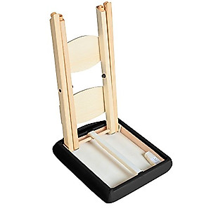 Mt Massage Tables Wooden Handy/Folding Massage Stool Black