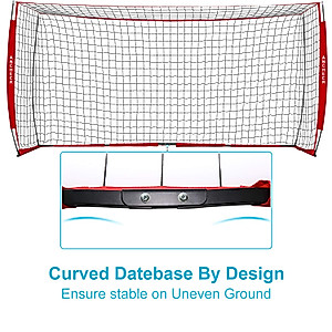 Portable Soccer Goal Net for Teens/Adults - Quick Set-Up Soccer Net for Backyard（12 x 6 ft）