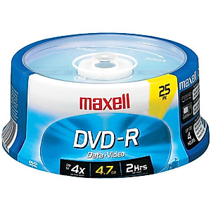 Maxell 639011 Dvd+r Spindle 4.7 Gb 25 Count