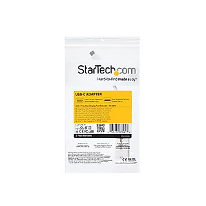 StarTech.com USB-C to Mini DisplayPort Adapter - 4K 60Hz - White - USB 3.1 Type-C to Mini DP Adapter - Type-C to Mini DP Converter (CDP2MDP)