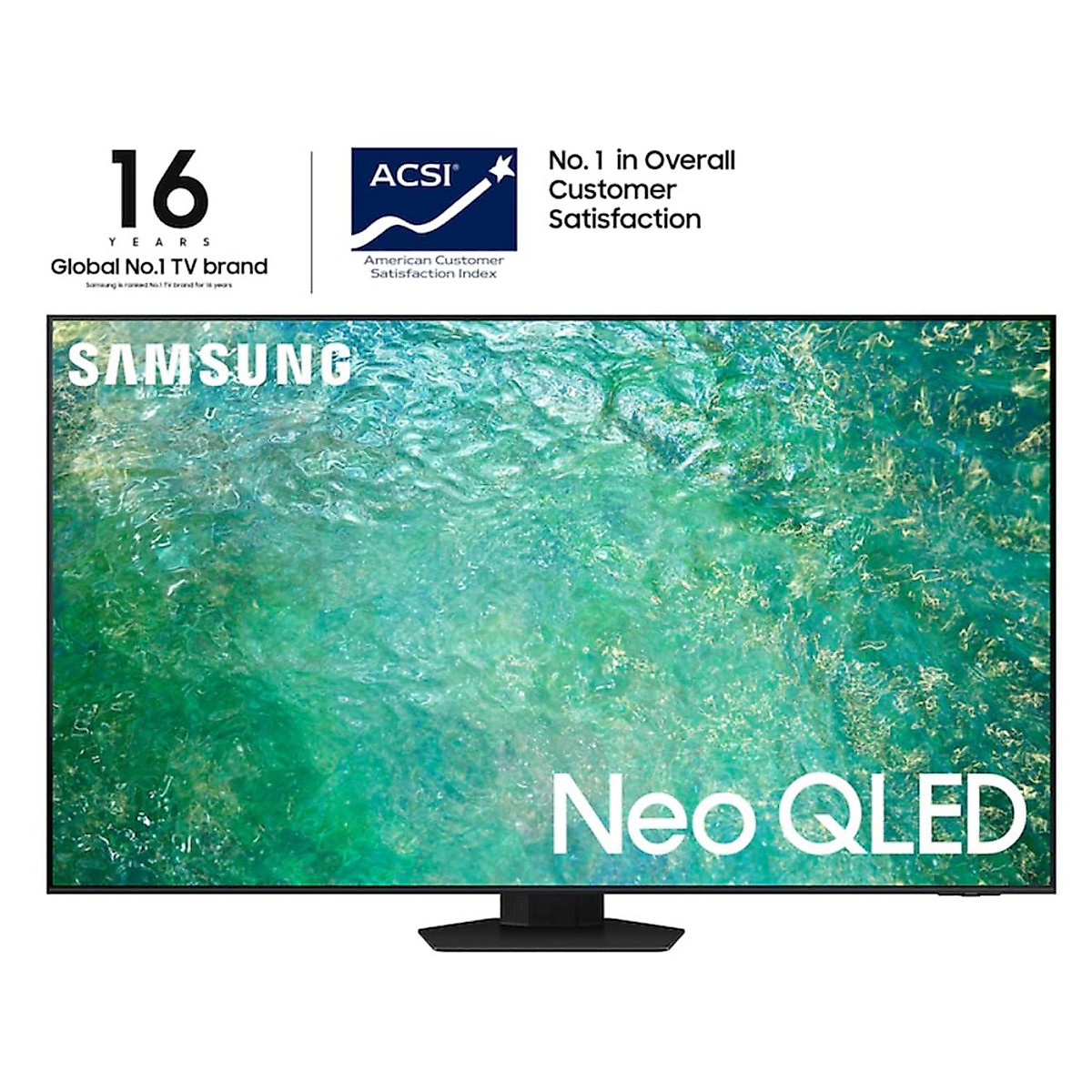 SAMSUNG QN75QN85CAFXZA 75 Inch 4K Neo QLED Smart TV with Dolby Atmos with a 7S-PS4-US1 4-Outlet Power with Omniport USB (2023)