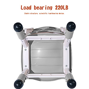 LUUYOUU Kids' Desk Chairs Adjustable Height is Suitable for Children's Chairs Used in Families, Schools and Day-Care Between 2-10 Years Old The Max Bearing Capacity is 220LB(5PCS-Beige)