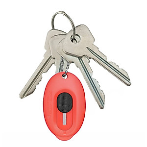 CMHX 4 PCS Mini Box Cutter Small Safety Retractable Utility Knife Blade Right Or Left Handed Finger Friendly Package Box Opener with Keychain Hole