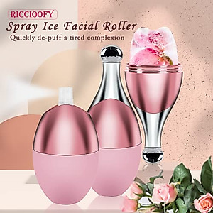 Clearance items for women Ice Roller for Face & eye puffiness relief 2 in 1 (1Pcs,Pink)
