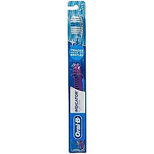 Oral B Indicator Toothbrush, Soft Compact Head (colors may vary)