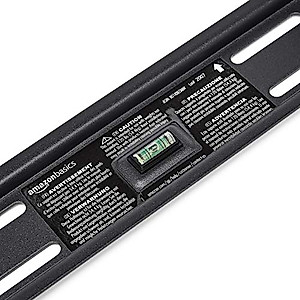 Amazon Basics Heavy-Duty Tilting TV Wall Mount for 37-inch to 80-inch TVs & High-Speed HDMI Cable - 10 Feet (Latest Standard)