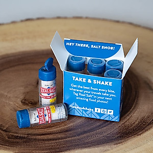 Redmond Real Sea Salt - Natural Unrefined Gluten Free Fine, 0.21 Ounce Pocket Shaker (6 Pack)