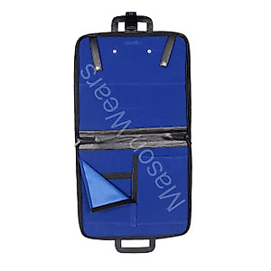 Masonic Regalia Master Mason MM/WM Apron Case golden Bullion embroidered (15 X 17 INCH), Gold,bullion