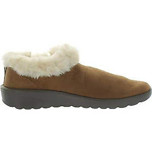 BZees Womens Genuine Faux Shearling Padded insole Booties Tan 11 Medium (B,M)