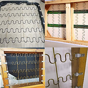 Upholstery Supply Spring Repair Kit for Sofa Furniture Springs 40 Stay Wire Clips 16 Gauge 20ft Paper Wrapped Wire