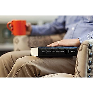 NIV, Journal the Word Bible (Perfect for Note-Taking), Hardcover, Black, Red Letter, Comfort Print: Reflect, Take Notes, or Create Art Next to Your Favorite Verses