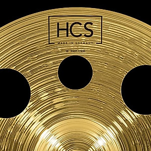 Meinl Cymbals HCS Ultimate Cymbal Set Box Pack for Drums with Hihats, Ride, China, Splash, Bell and Free 16” Trash Crash — Made in Germany — Durable Brass, 2-Year Warranty SCS1