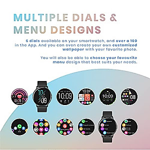 yussa Smartwatch Answer/Make Calls | Speaker | 1.32 '' HD Full Screen | AI Assistant | Android Smartwatch & iPhone Compatible | Fitness & Health Tracking | +20 Sports | for Man and Woman
